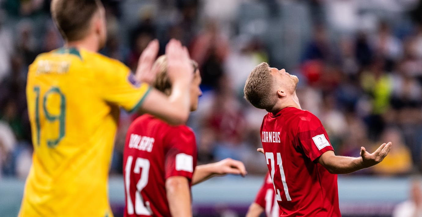 Fiasko för Danmark – utslaget ur fotbolls-VM