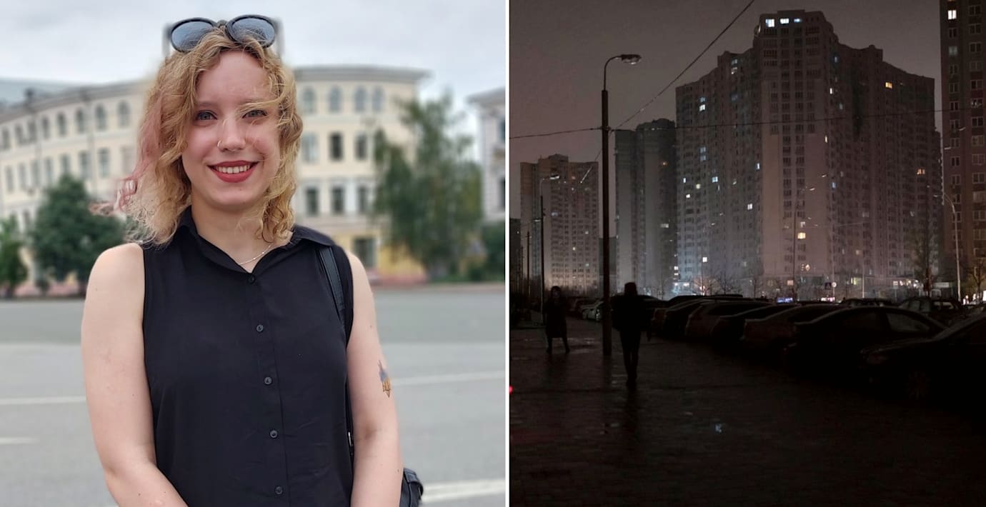 Kyivbon Daryna om ström- och vattenavbrotten: Omöjligt att studera