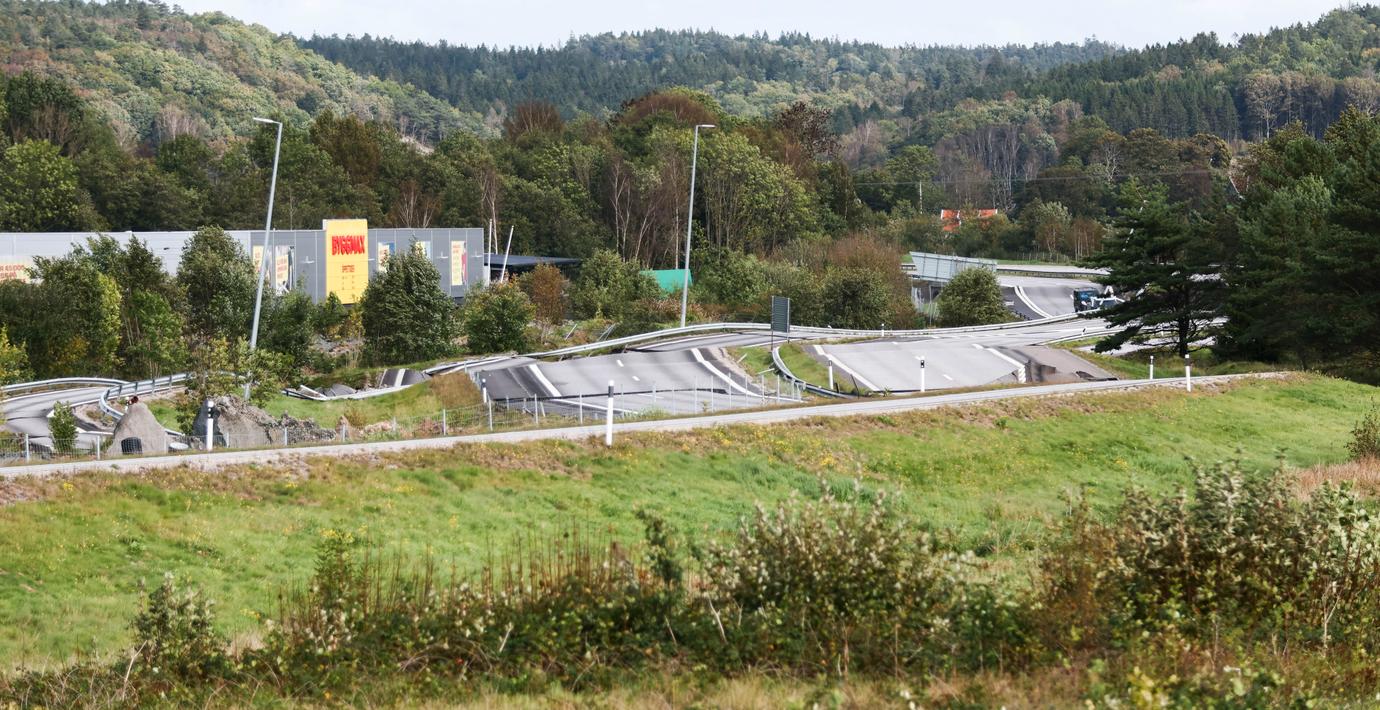 Tillträdesförbud tas bort efter jordskredet på E6 Tillträdesförbud tas bort efter jordskredet på E6