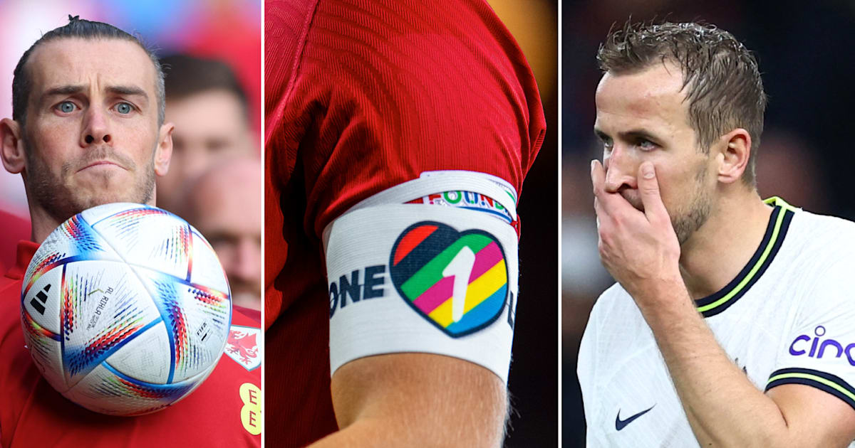 Fifa vill stoppa regnbågsband – Bale och Kane bryr sig inte