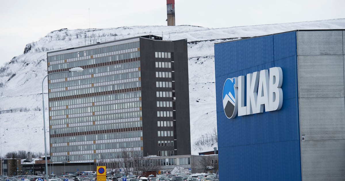 Ras i LKAB:s gruva i Kiruna