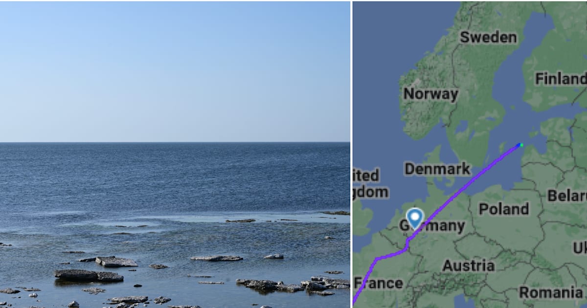 Kroppsdelar hittade i Östersjön efter flygkrasch