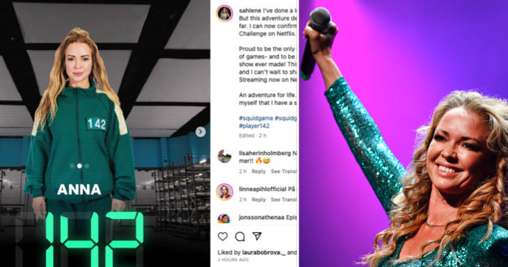 Artisten Anna Sahlin med i ”Squid game”-tävling