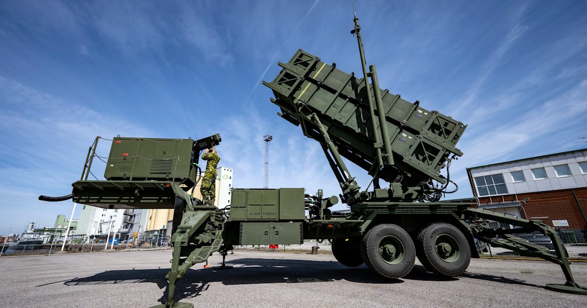 Sverige har beställt fler Patriot-robotar från USA